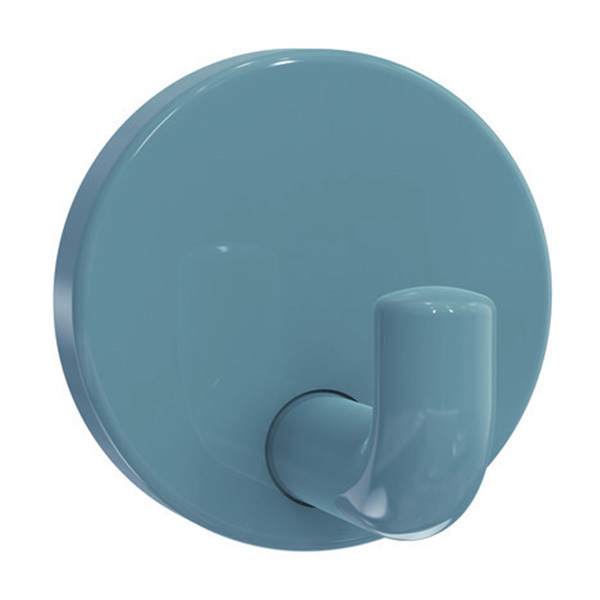 HEWI Single Hook DIA=50mm - Aqua Blue