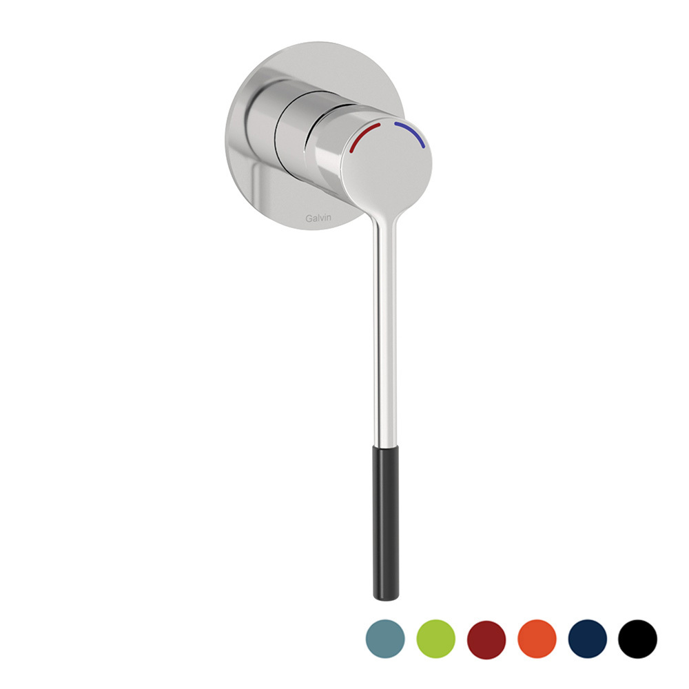 GalvinAssist® CP Lead Safe™ Shower Mixer Set with Long Pin Handle H&C