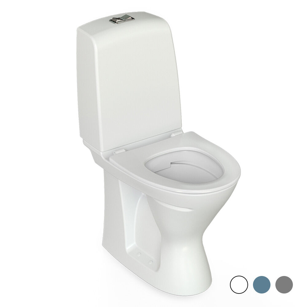 Ifo Spira 6261 Toilet with Pressalit Single Flap Seat - Ifo Kolo Pressalit